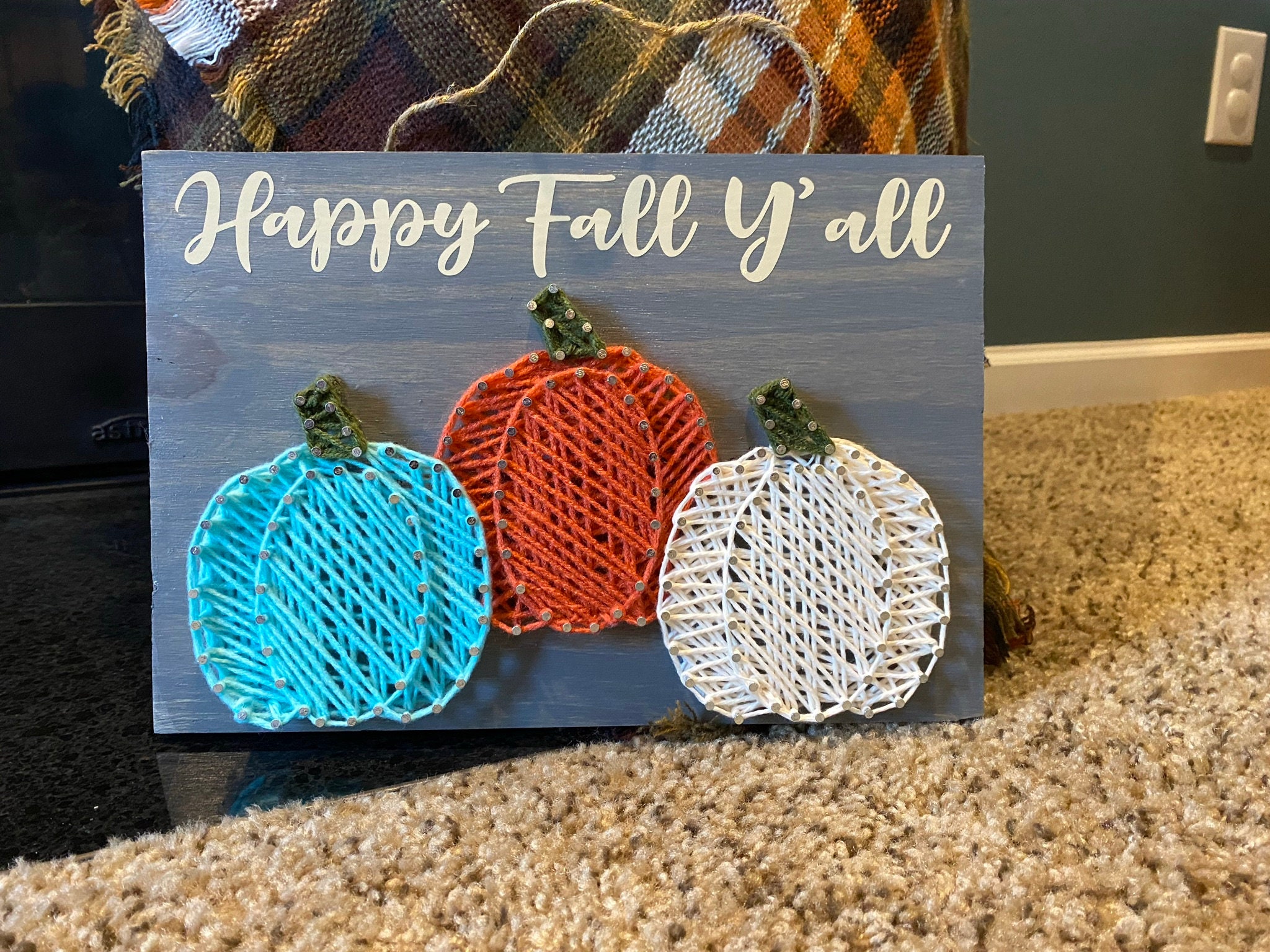 Pumpkin String Art, Fall Pumpkins, Pumpkin Sign - Etsy