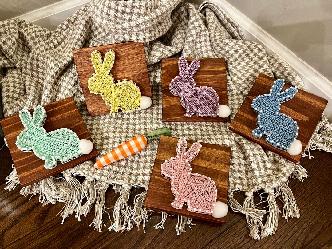 Easter Bunny String Art Mini's - Etsy