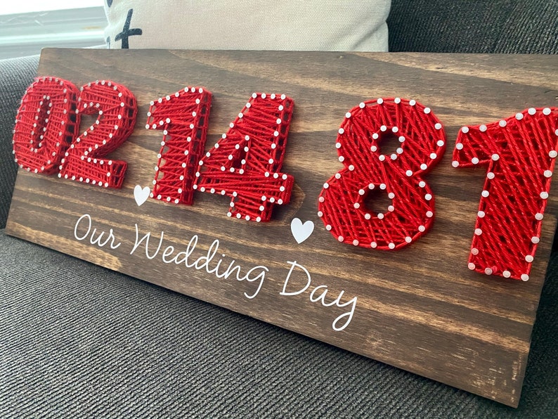 Personalized Date String Art - Made to Order - Etsy