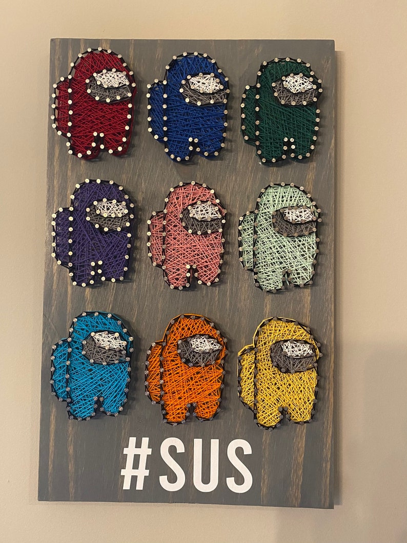 Personalized Among Us String Art - Etsy