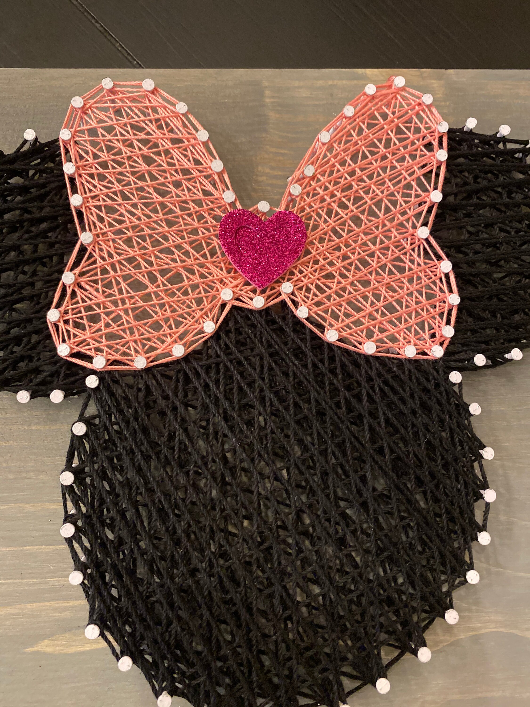 Personalized Minnie Mouse String Art - Etsy