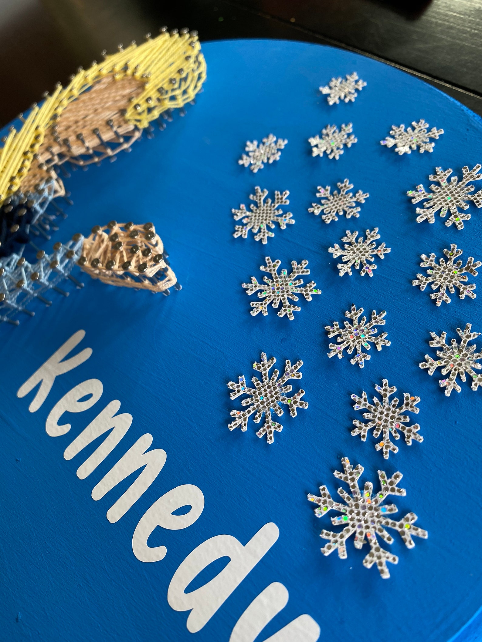 Personalized Frozen "elsa" String Art - Etsy