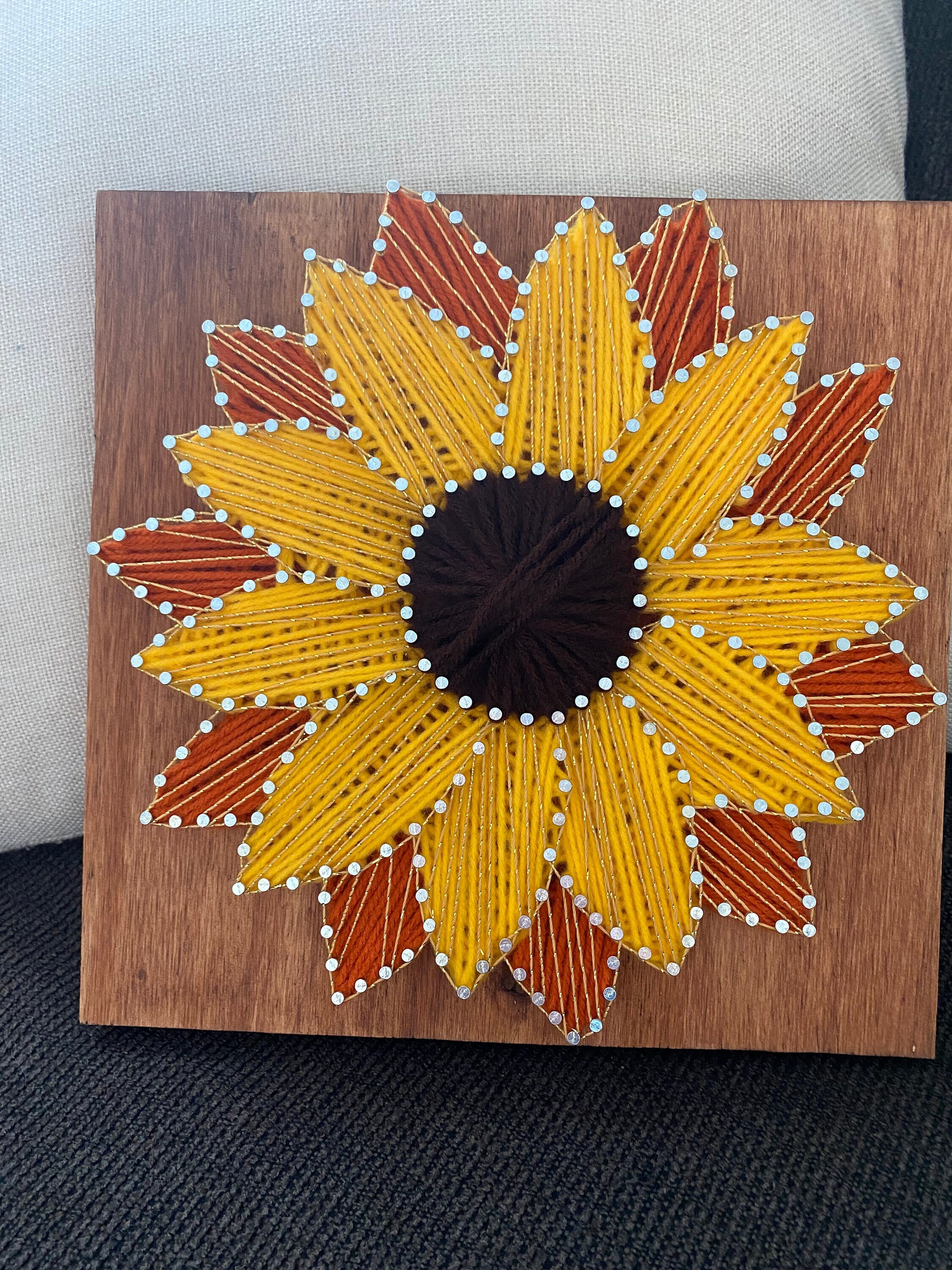 Sunflower String Art - Etsy