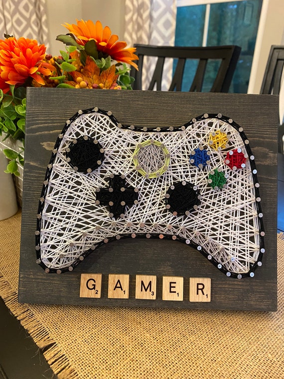 Gamer Controller String Art | Etsy