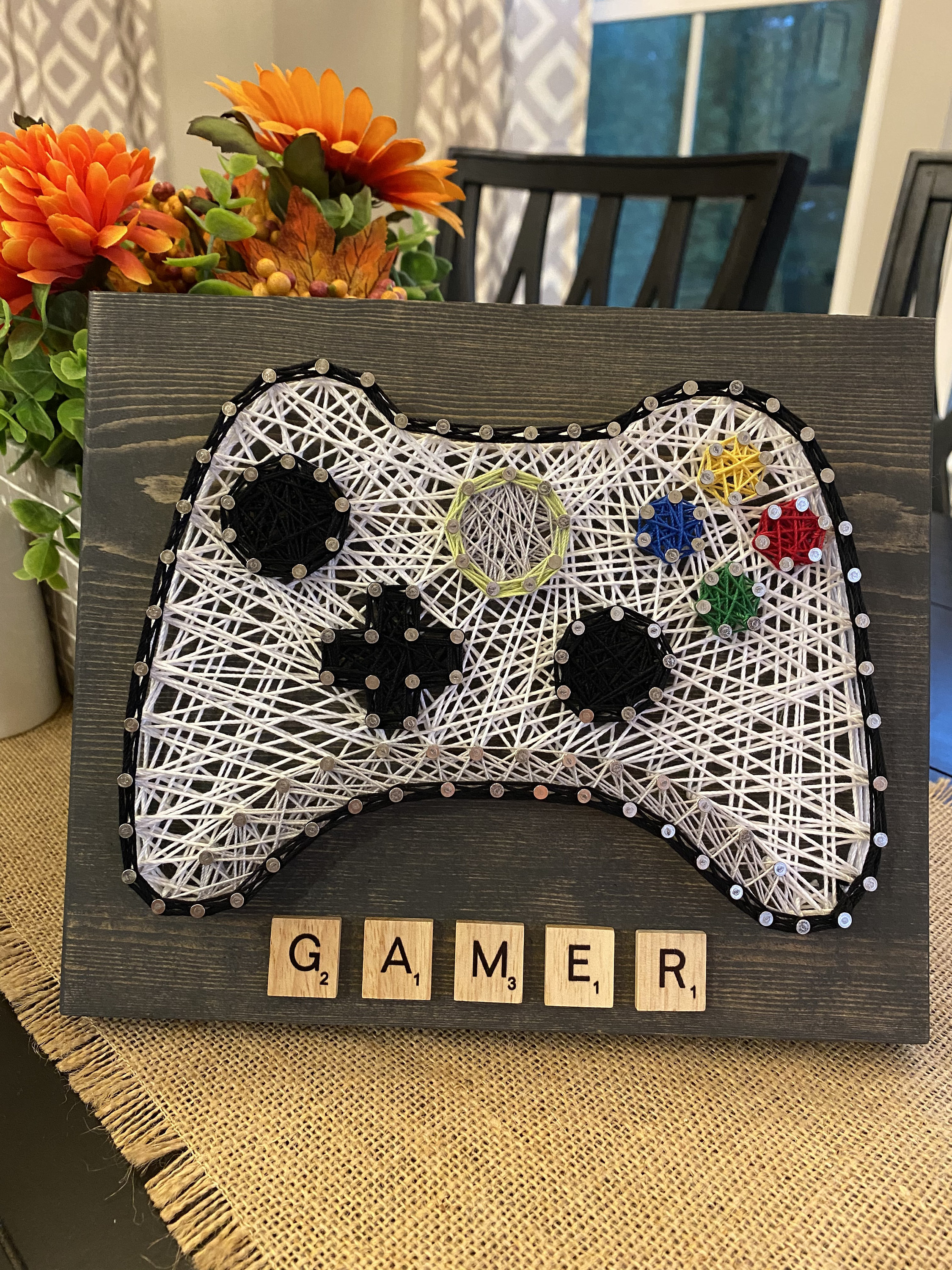 Gamer Controller String Art - Etsy