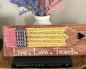 Teacher String Art - Etsy