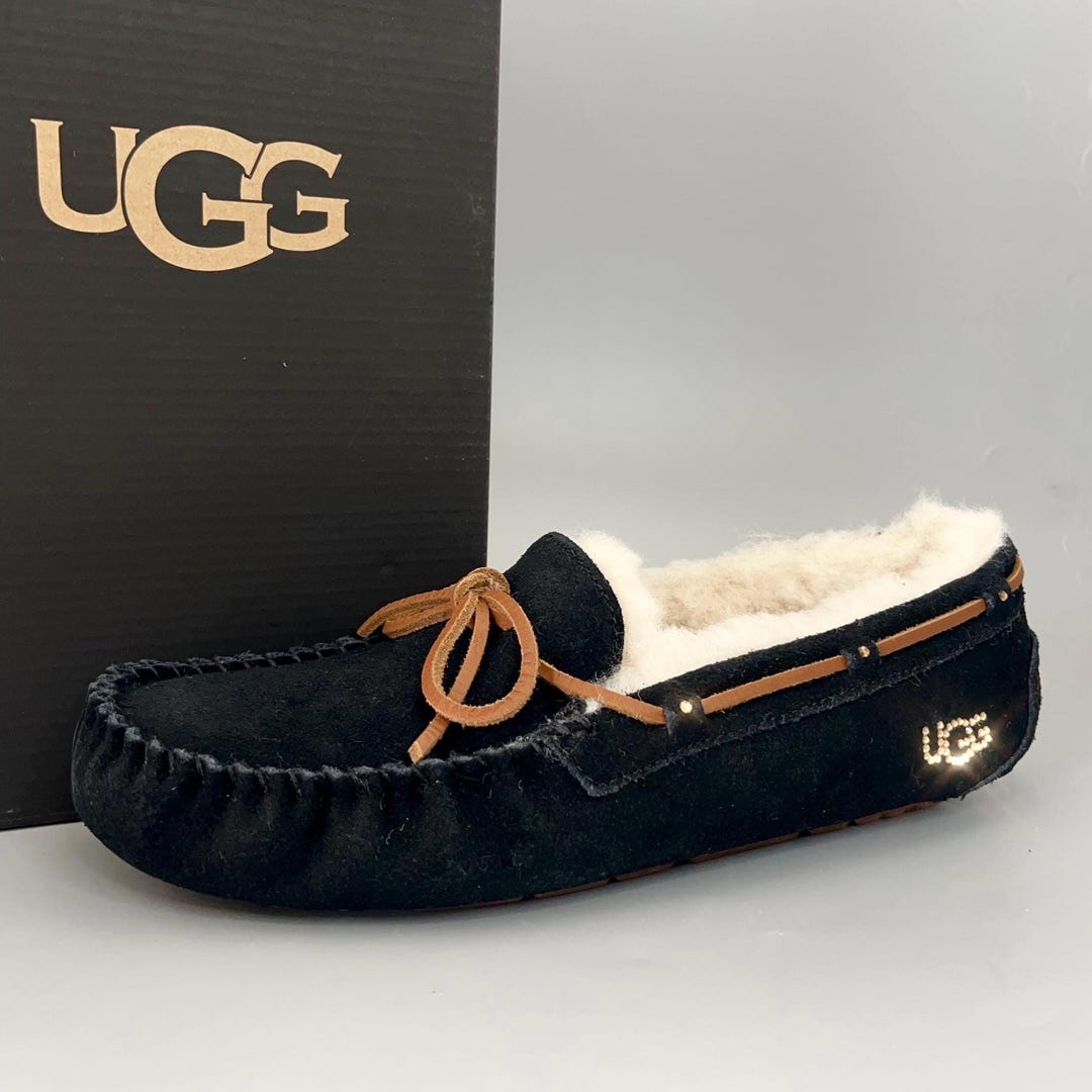 UGG DAKOTA- Custom Embellished Suede Swarovski Crystal Rhinestones ...