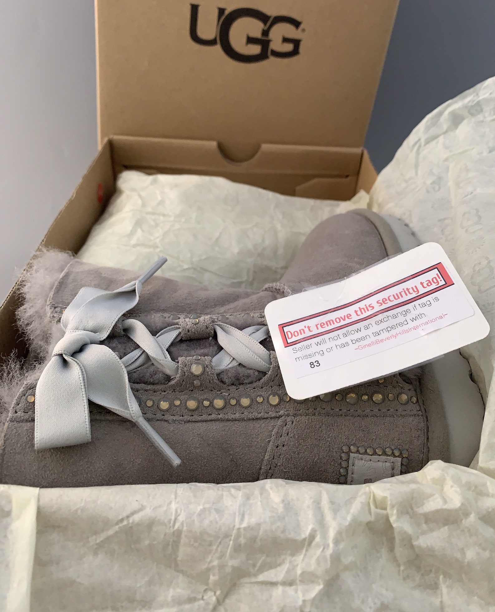 UGG PALA Suede Boots Embellished With Swarovski Crystals and | Etsy UK