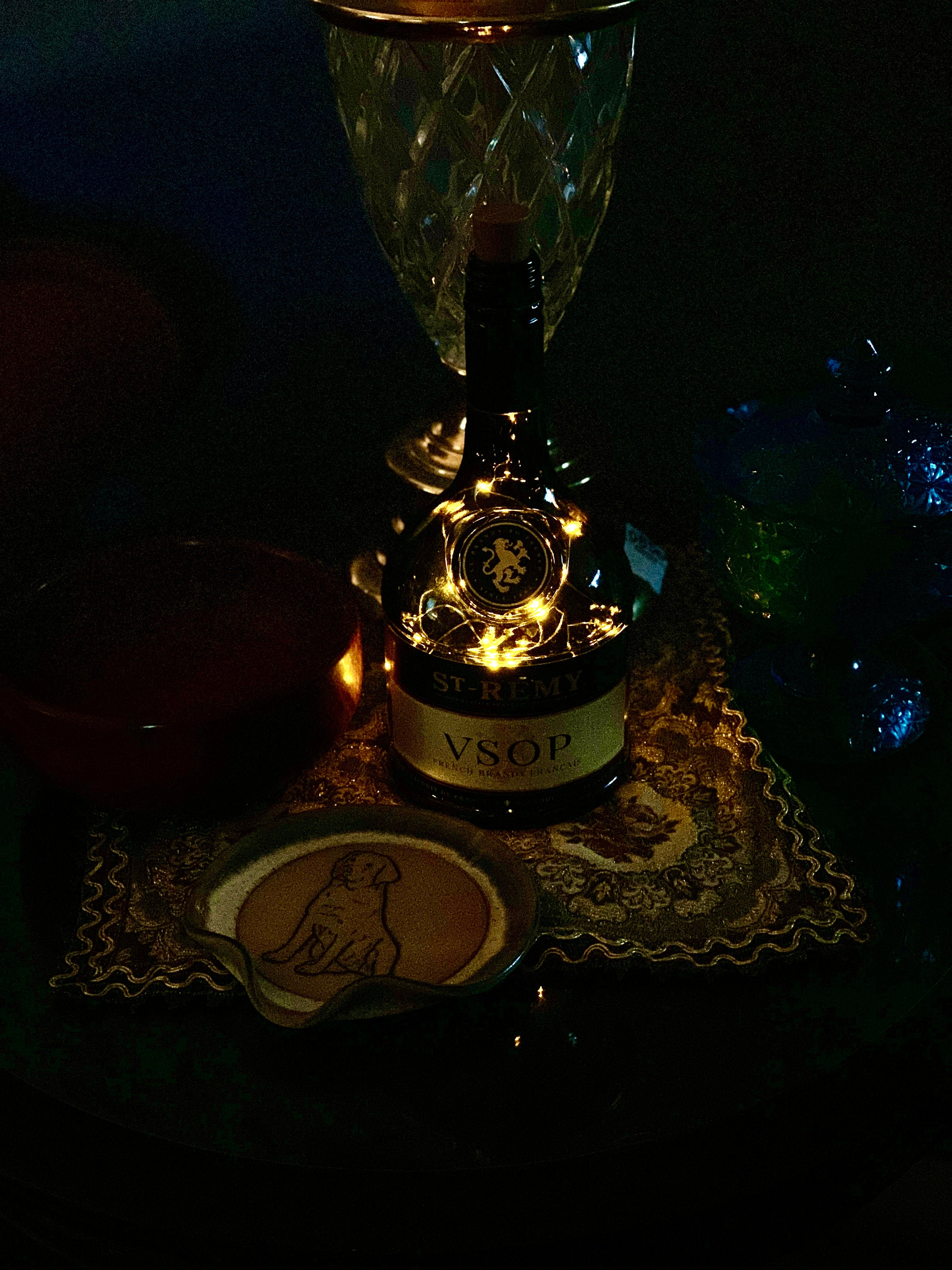 St-remy VSOP Brandy LED Firefly Light Bottle - Etsy