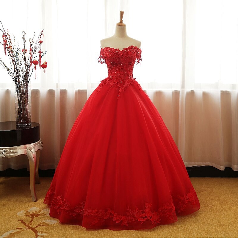 Red Sweet 16 Dresses