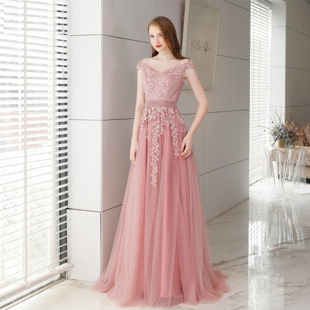 Lace Vintage Prom Dresses