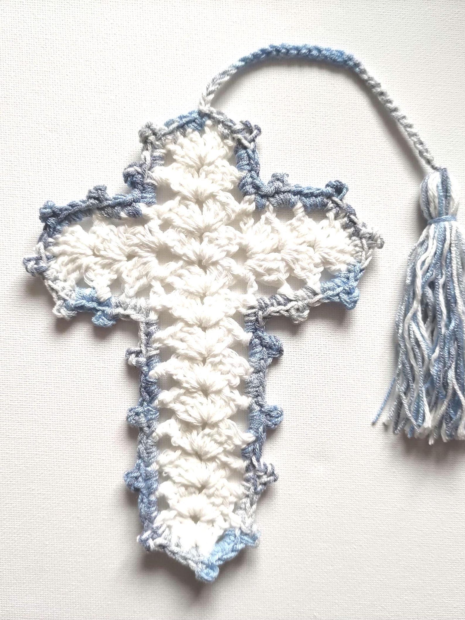 Cross Bookmark CROCHET PATTERN, Bible Bookmark, Book Lovers, PDF ...