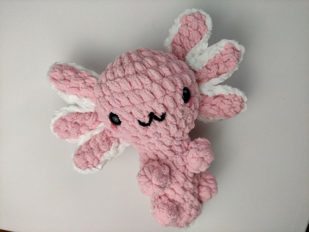 Axolotl Crochet Pattern, Amigurumi, Crochet Cute Plush Toy Easy Pattern ...