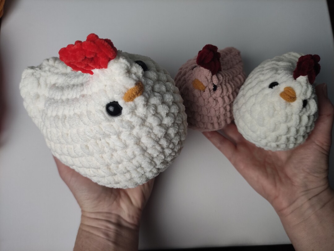 Crochet Chicken Plush Pattern: Easy Easter Amigurumi (PDF Pattern) - Etsy