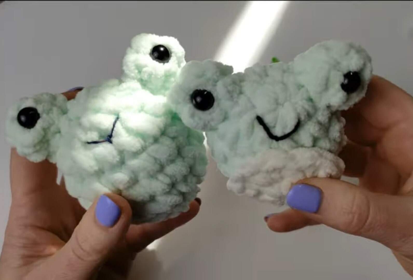 Crochet Plush Chunky Fat Frog Cute Amigurumi Pattern, Kawaii Small ...