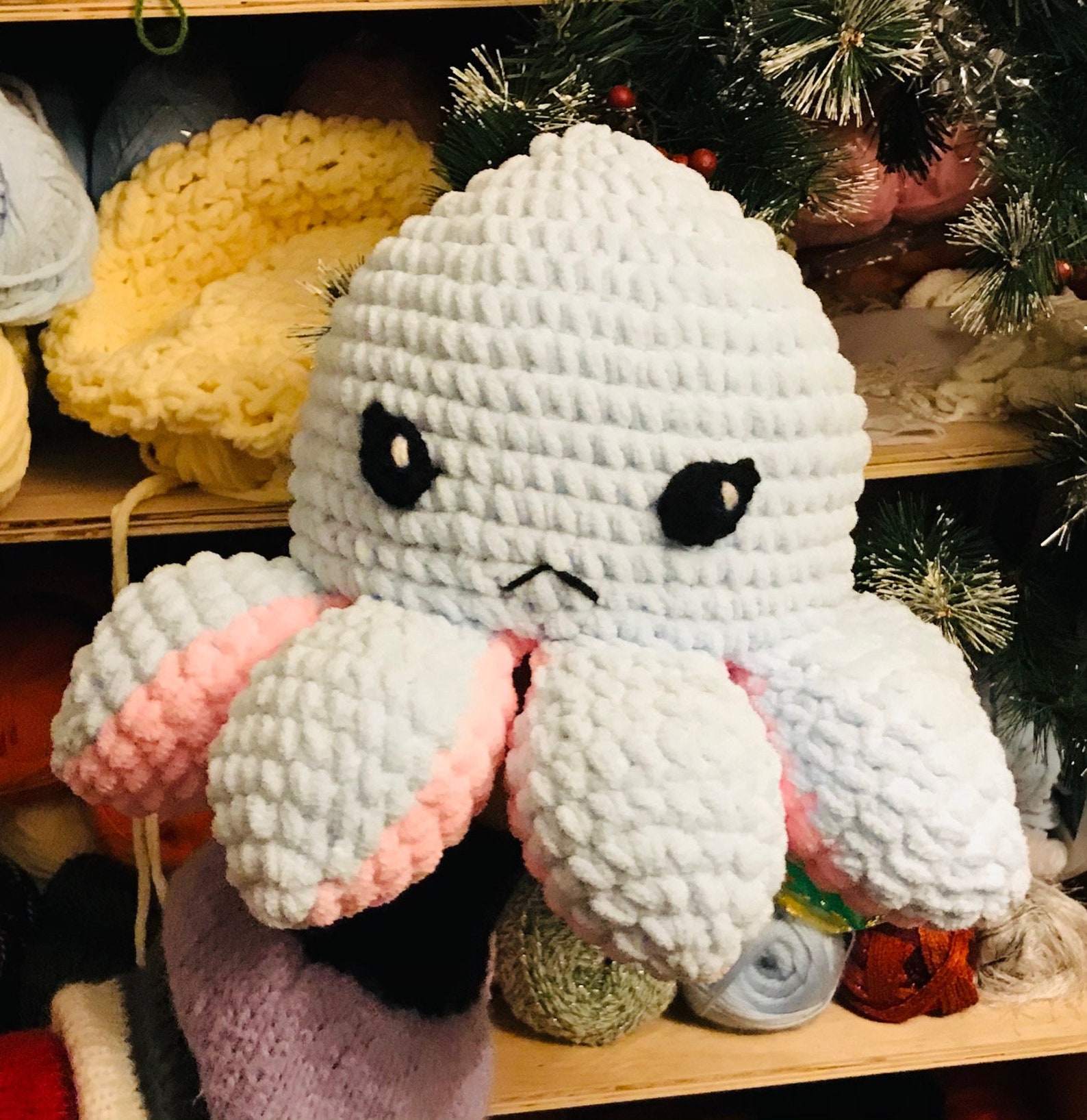 Reversible Flip Flop Mood Large Plush Octopus Toy PDF Crochet Pattern ...