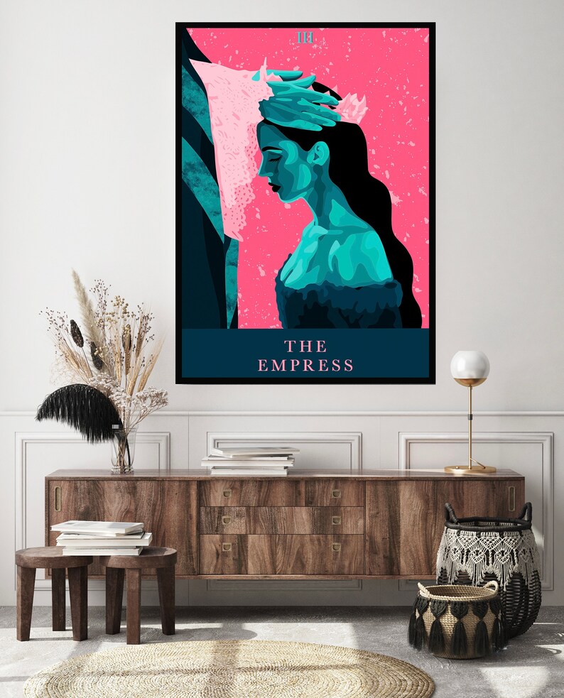 Magical Queen Illustration the Empress High - Etsy