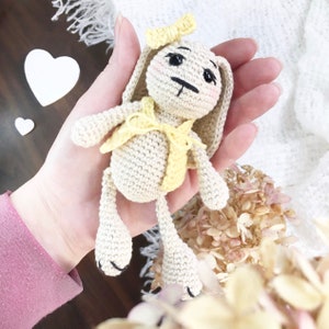 Rabbit Kikki Crochet Pattern / Amigurumi Bunny Without Sewing, Pdf ...