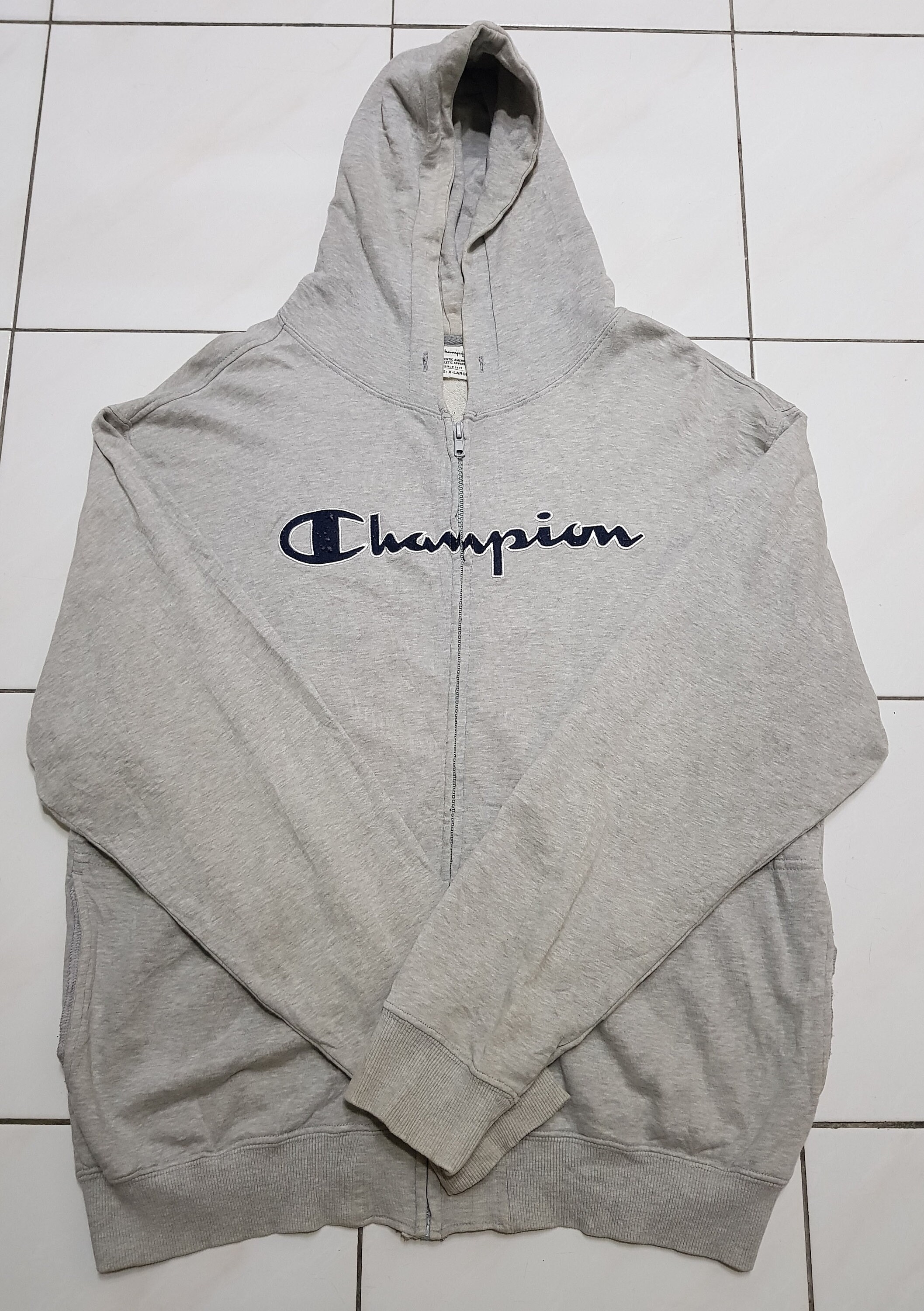 Embroidered Champion Logo Hoodie Sweatshirt Fullzip - Etsy UK