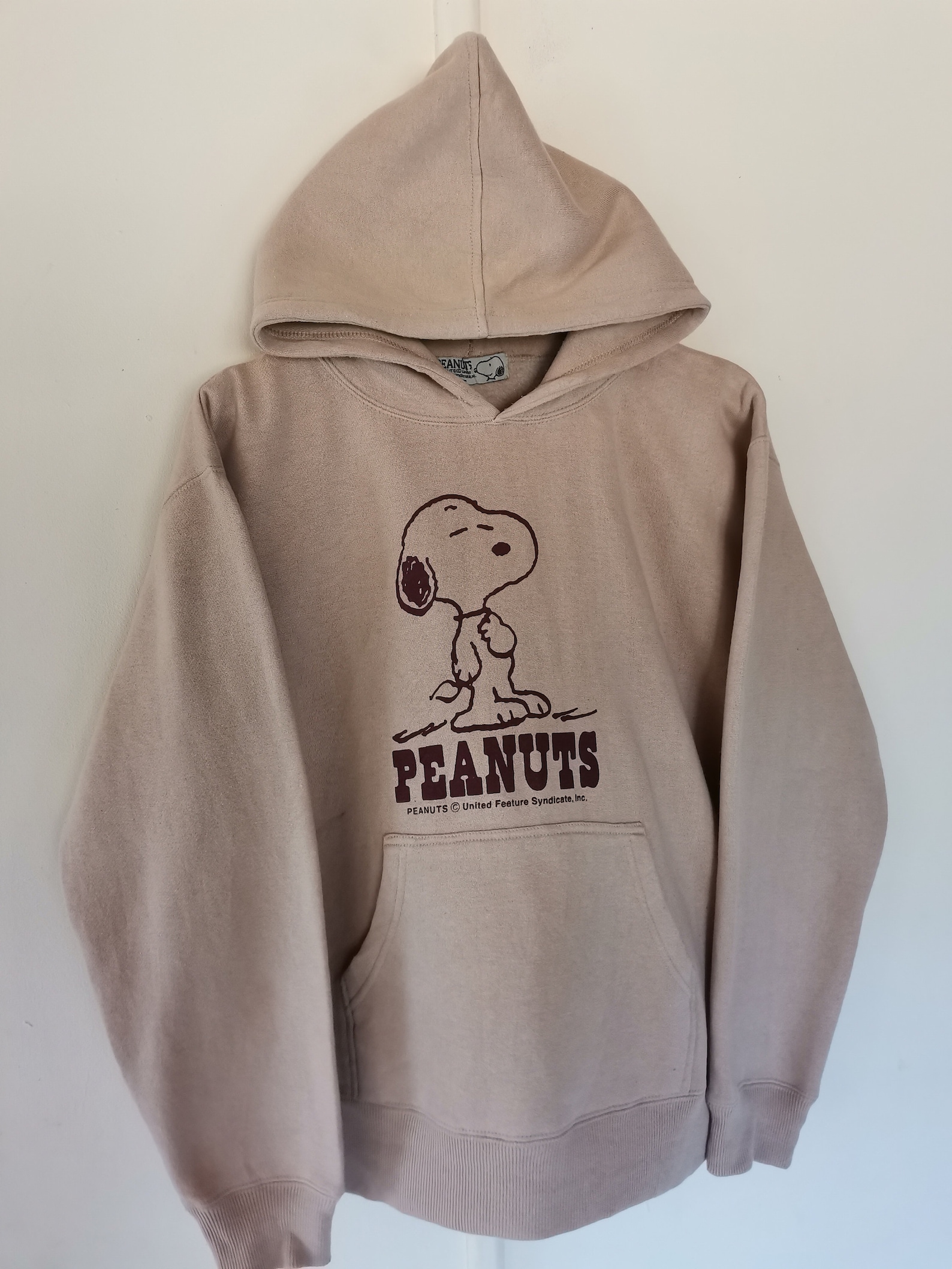 Peanuts Snoopy Sweatshirt Hoodie Big Logo Etsy
