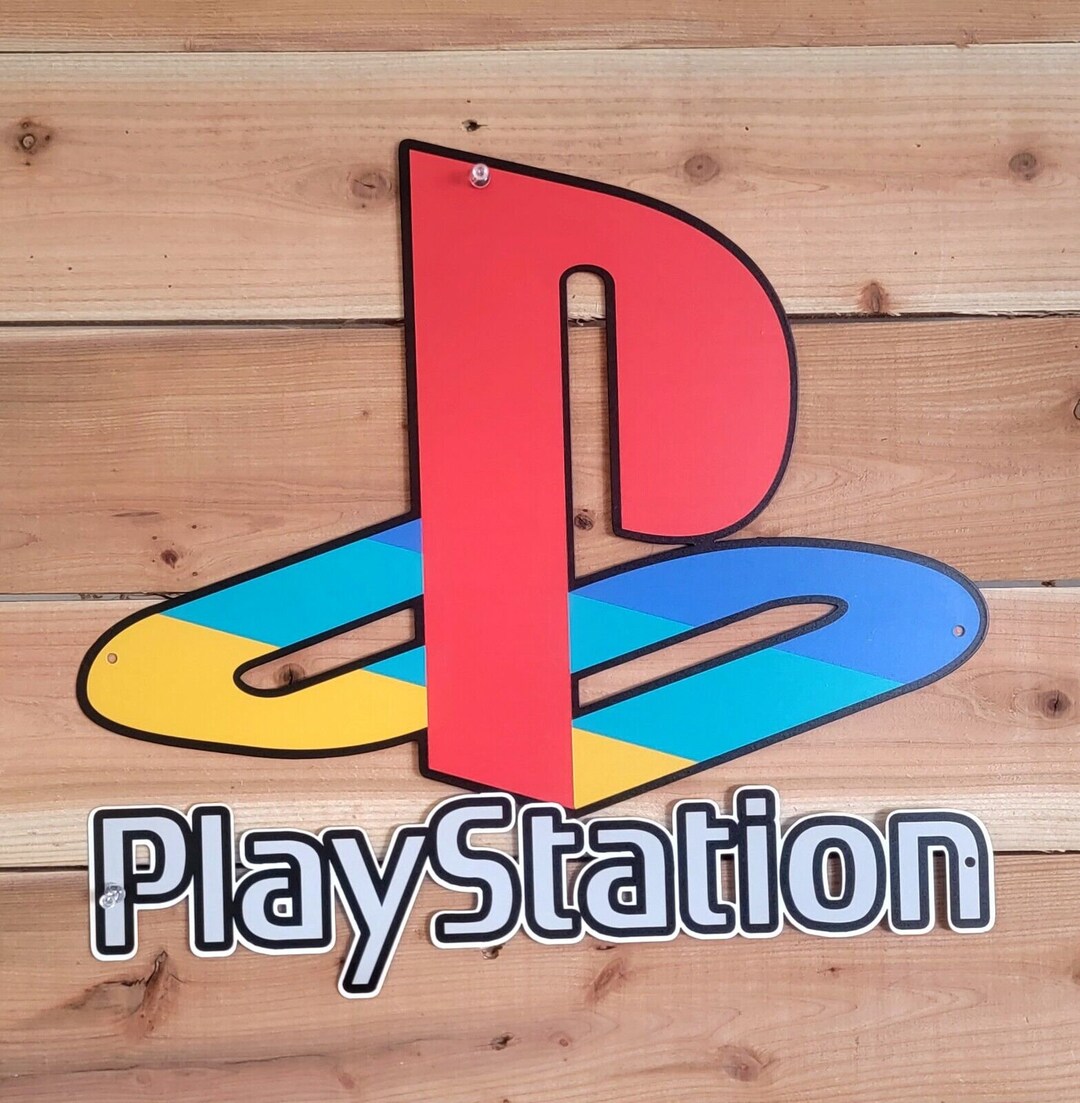 Playstation Logo Wall Plaque Original Playstation PS1 PSX - Etsy