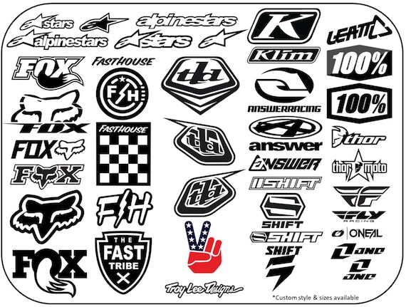 Motorcycle All NEW 2 Decals AMA FIM Supercross Pro Motocross Motoamerica World Superbike Motogp Truck Van Trailer Decal All Brands Atv Utv Etsy UK
