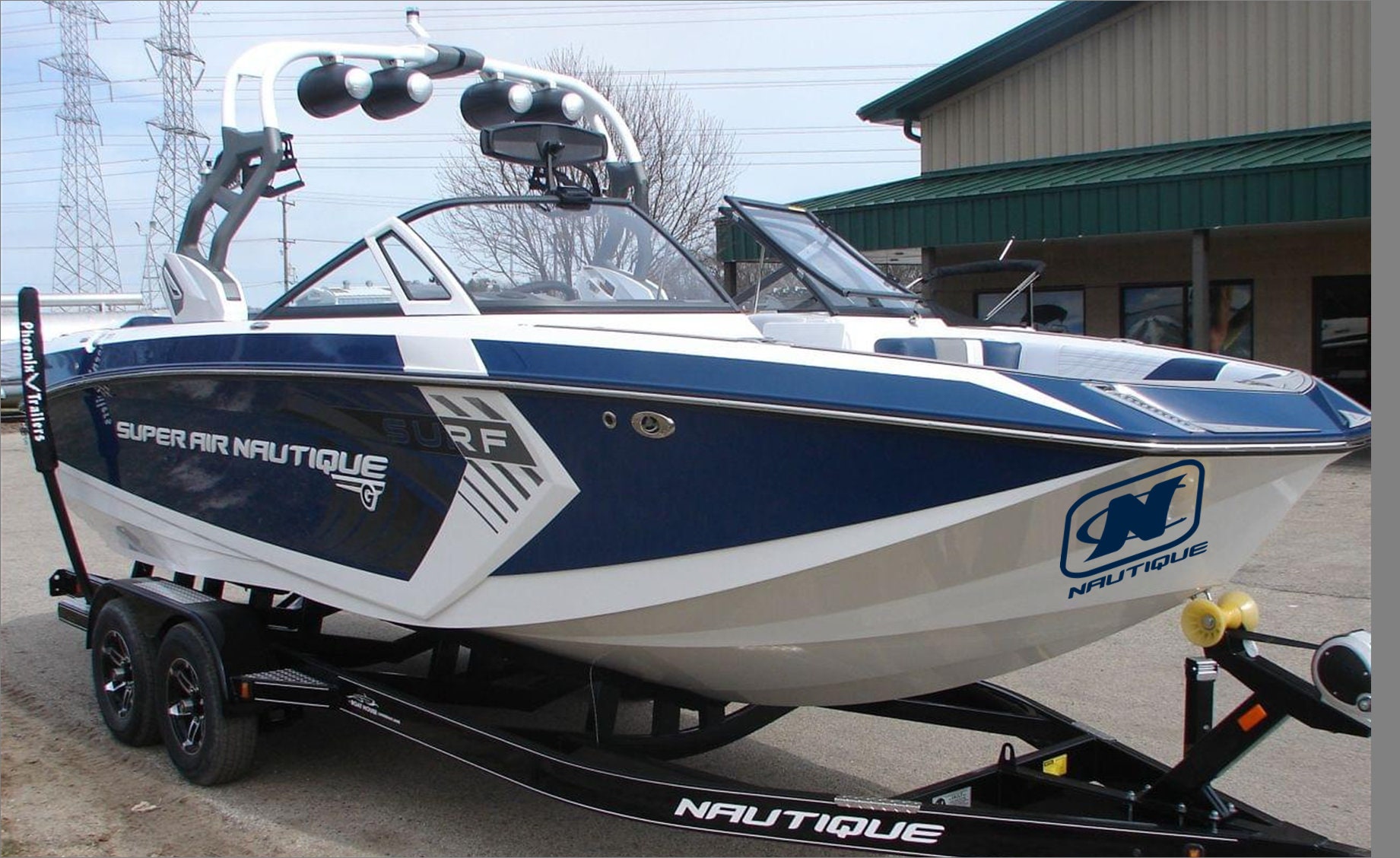 4 Water Sport Wake Surf Wakeboard Water Ski Hydrofoil Die-cut Vinyl ...