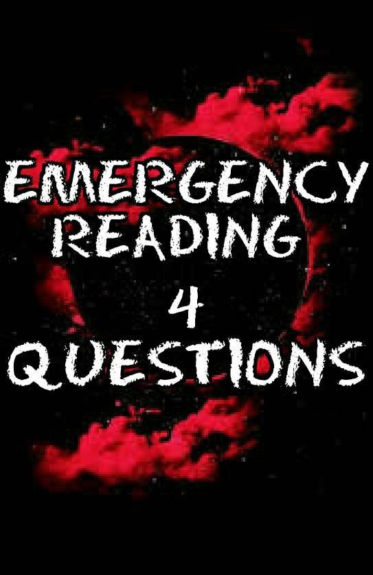 4 Question EMERGENCY READING (16 Minute Video) - Etsy