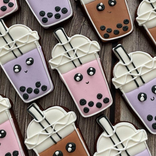 Boba Bubble Tea Cookies - Etsy