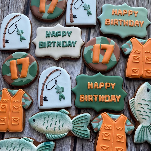 Fishing Cookies - Etsy