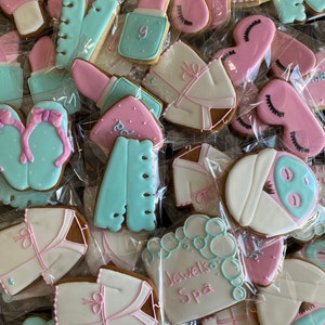 Theme Spa Cookies. Two Dozen - Etsy