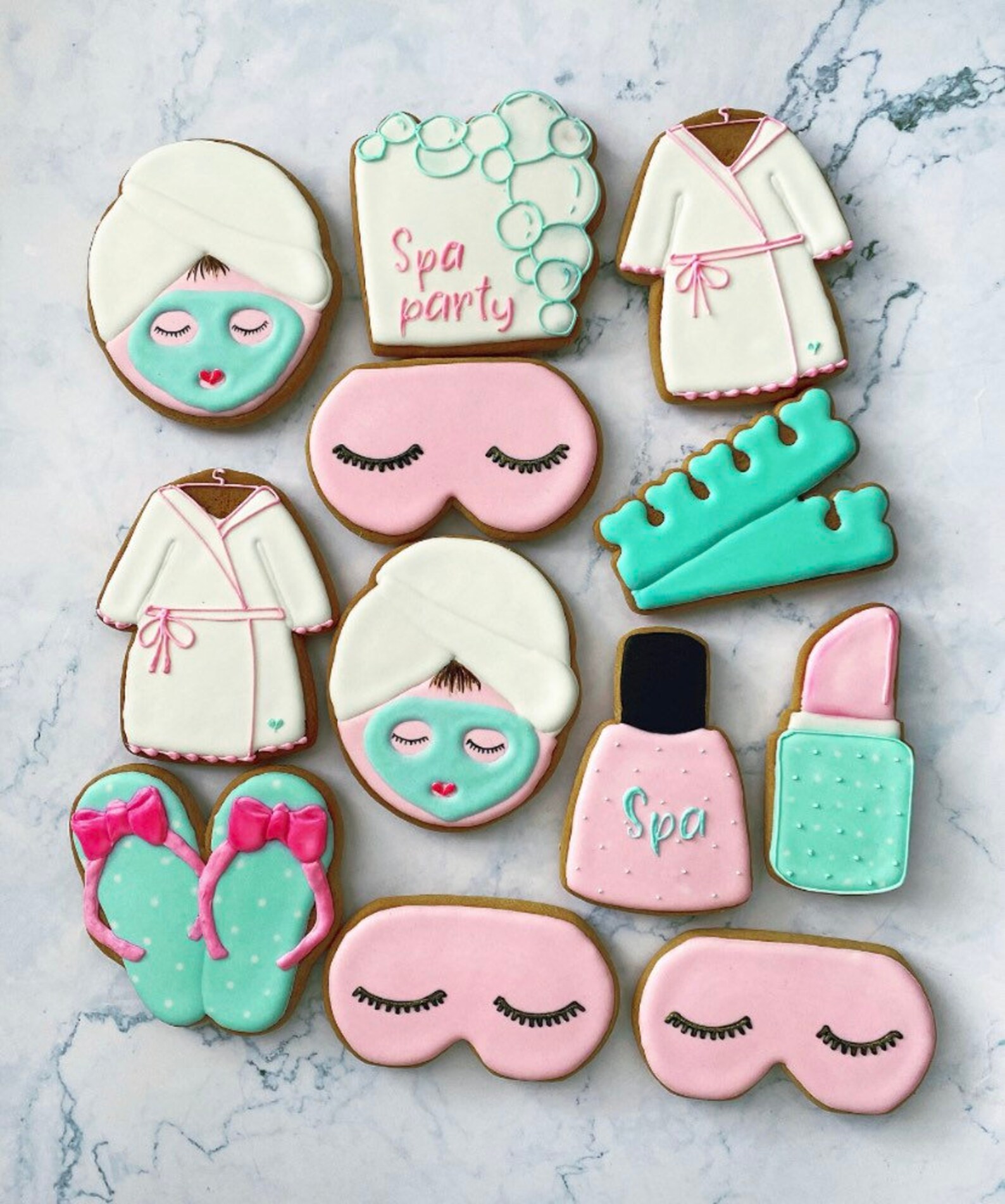 Theme Spa Cookies. One Dozen - Etsy