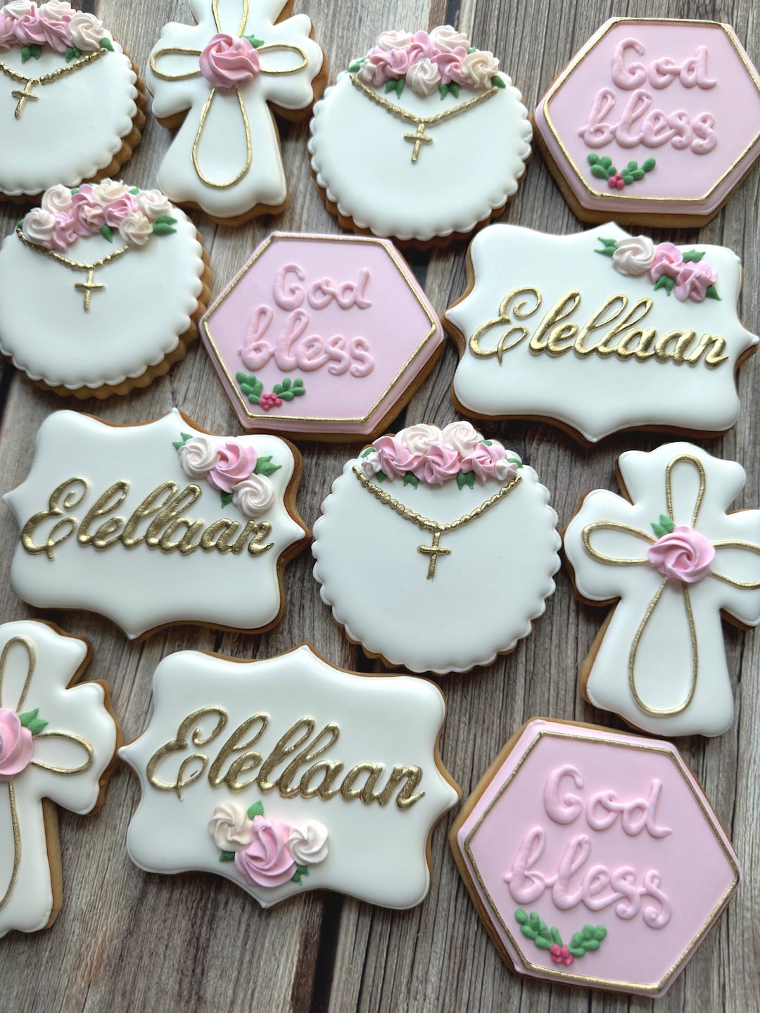 Baptism/christening Cookies - Etsy