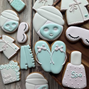 Theme Spa Cookies. One Dozen - Etsy