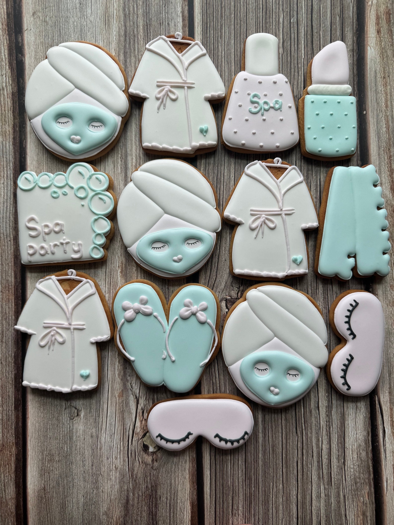 Theme Spa Cookies. One Dozen - Etsy