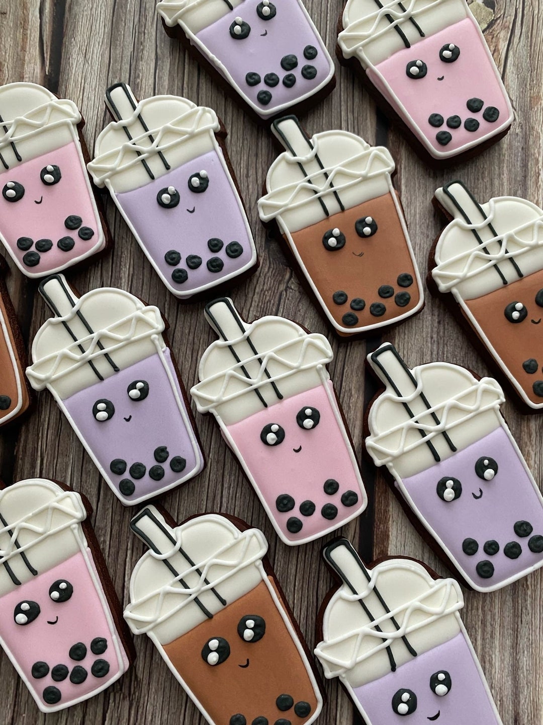 Boba Bubble Tea Cookies - Etsy
