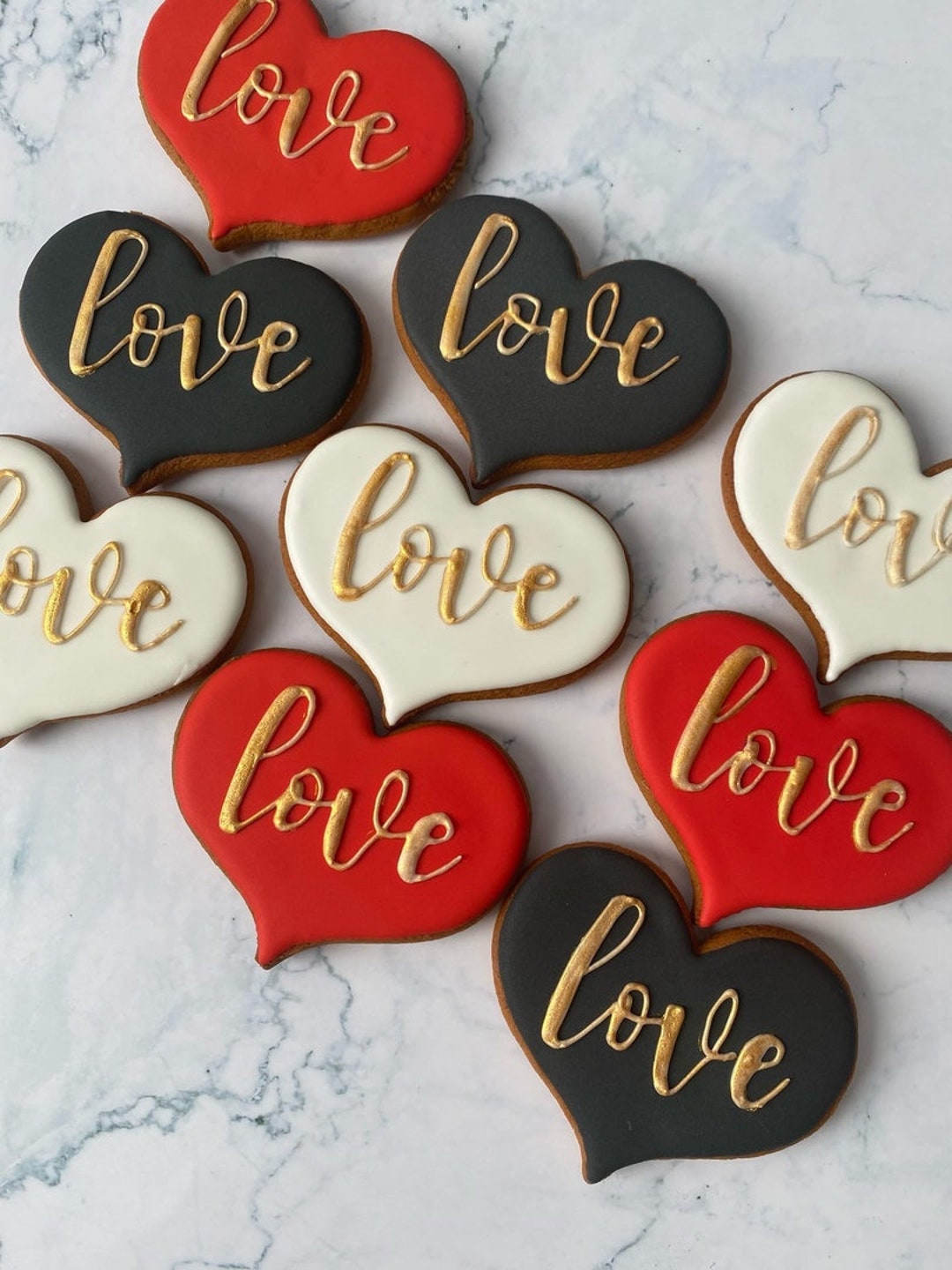 Valentine's Day Cookies - Etsy