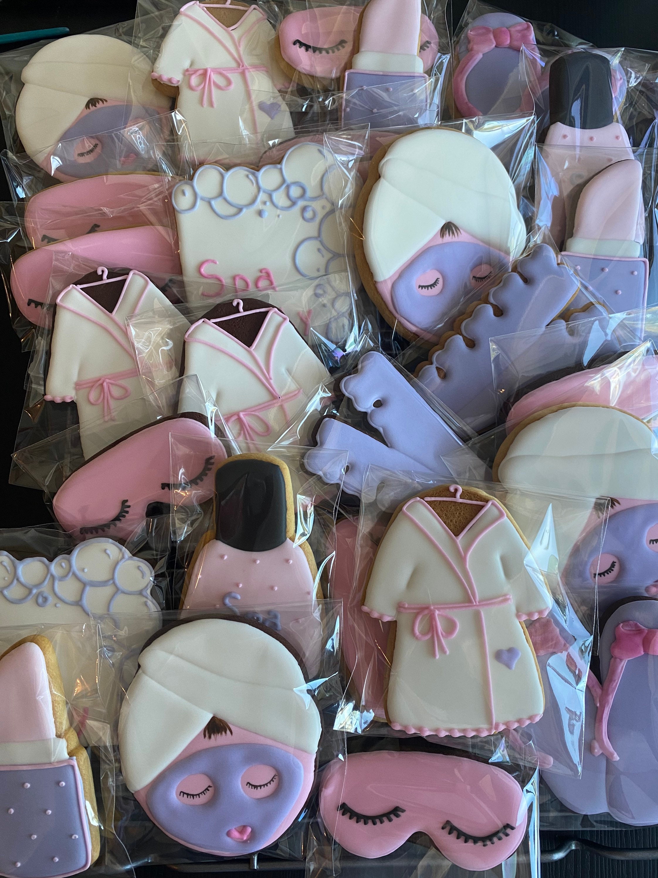 Theme Spa Cookies. One Dozen - Etsy