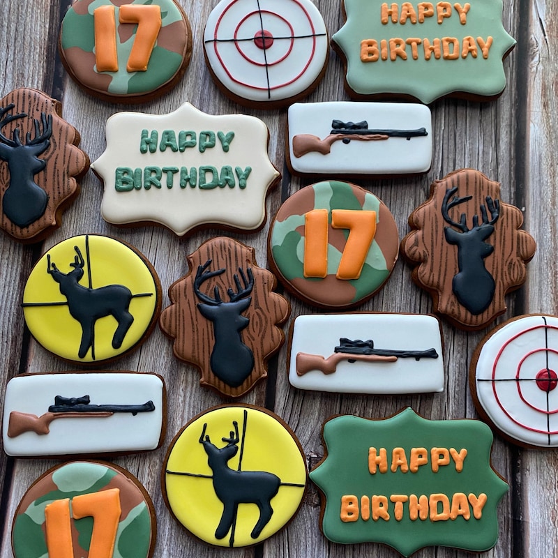 Hunting Cookies - Etsy