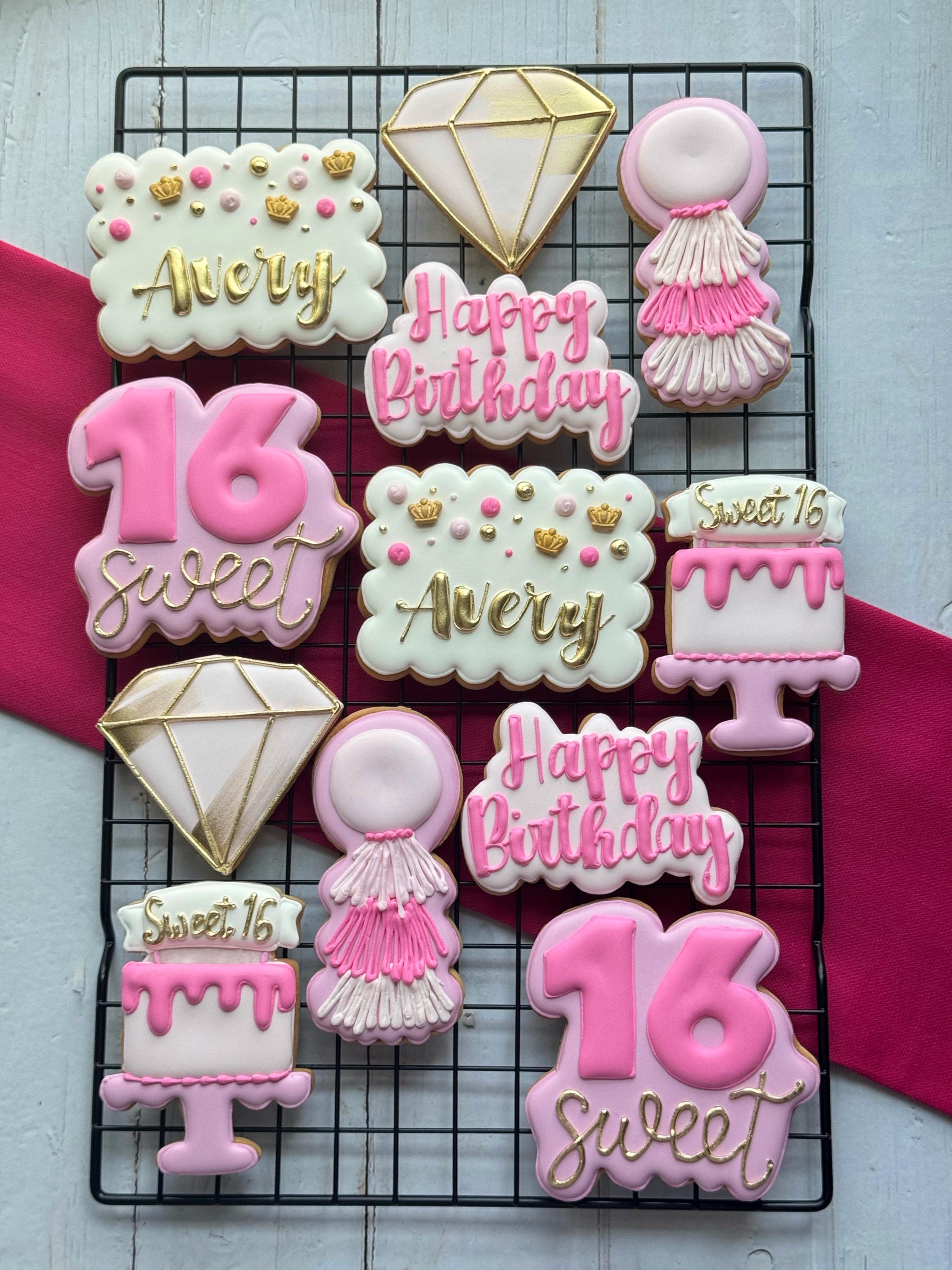 Sweet Sixteen Cookies - Etsy