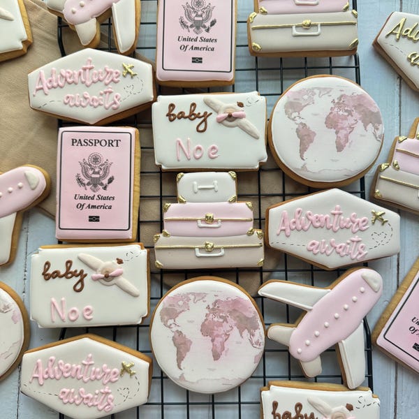 Travel Cookies - Etsy