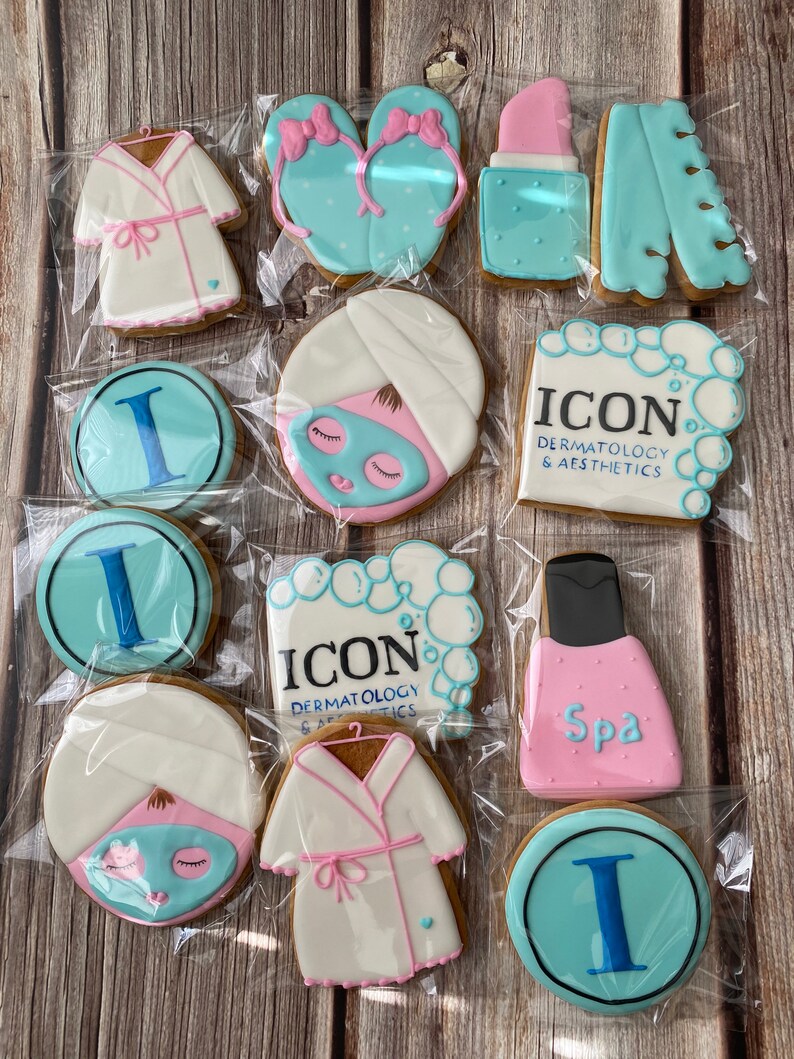 Theme Spa Cookies. Two Dozen - Etsy