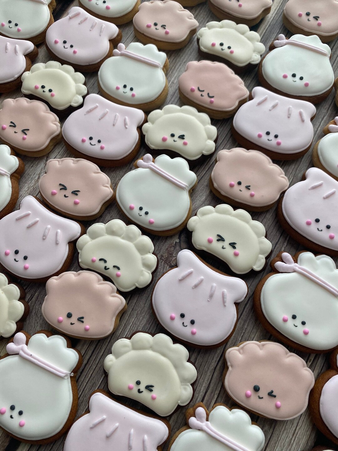 Dumpling Mini Cookies (24) - Etsy
