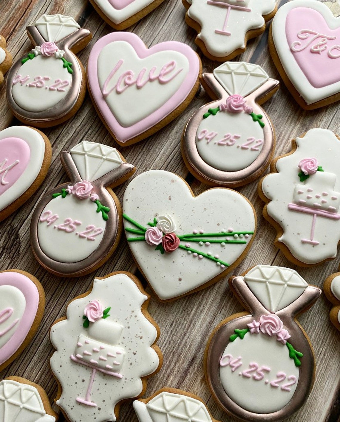 Wedding Cookies Bridal Shower - Etsy