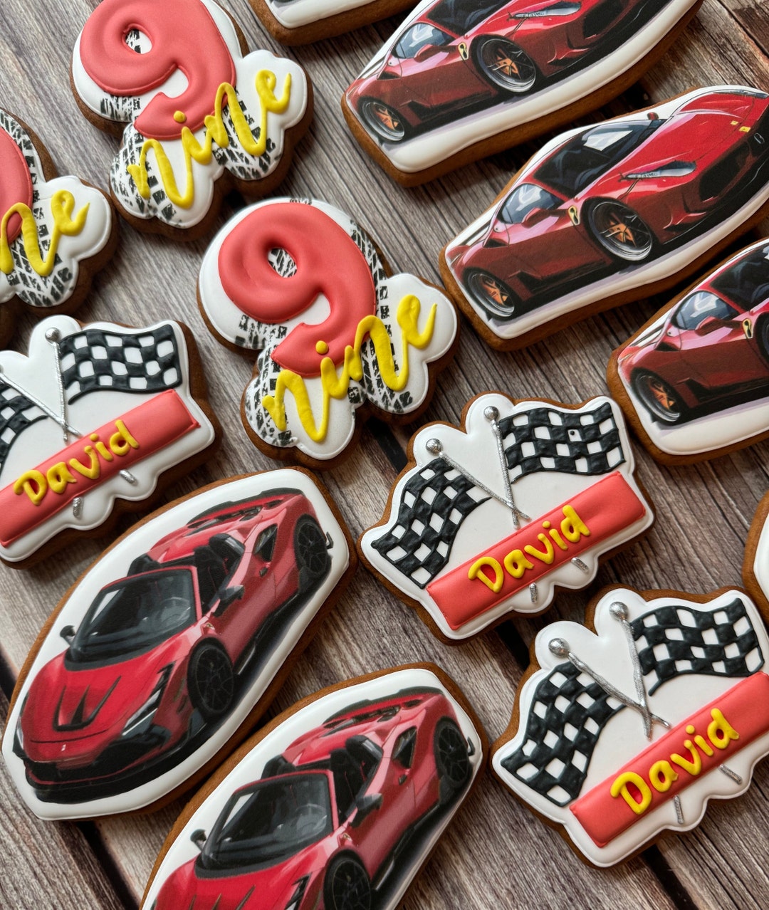 Car Theme Cookies for Birthday - Etsy