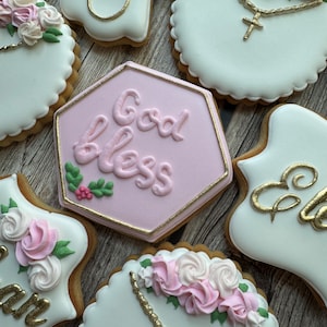 Baptism/christening Cookies - Etsy