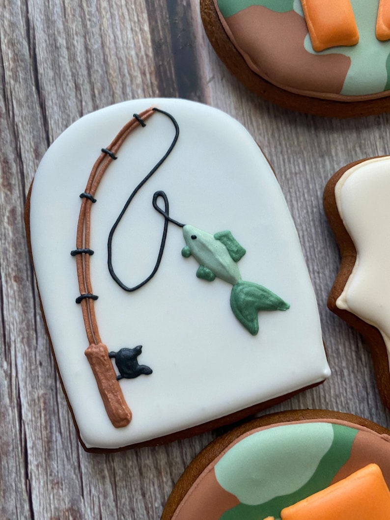 Fishing Birthday Cookies - Etsy