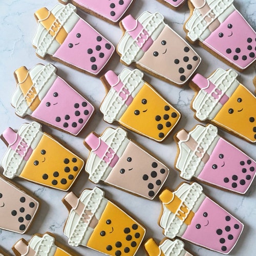Boba Bubble Tea Cookies - Etsy