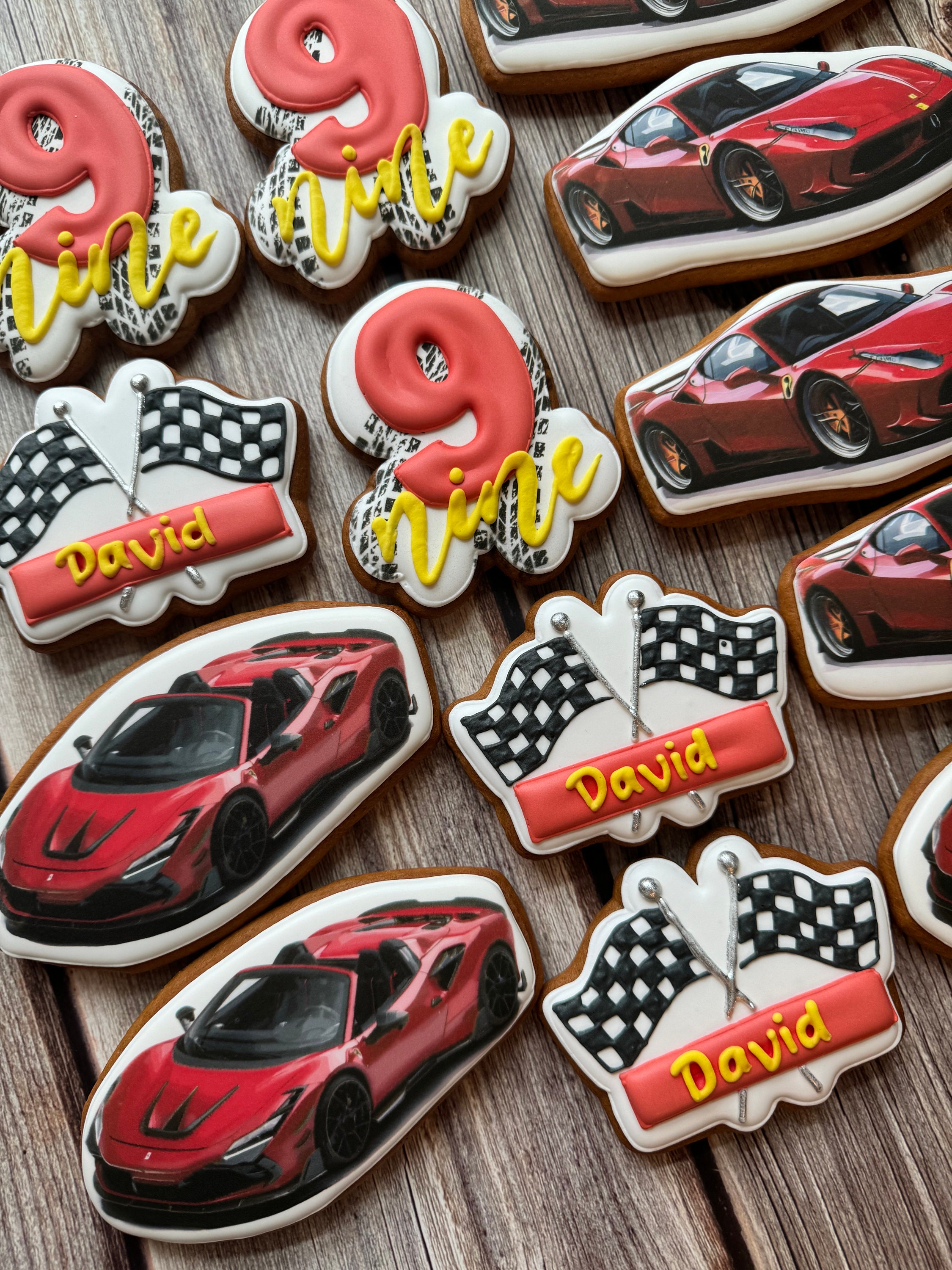 Car Theme Cookies for Birthday - Etsy