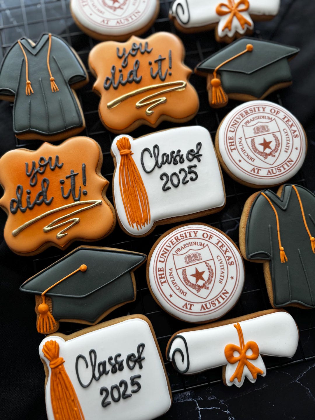 Graduation Cookies 2025, University Logo Cookies - Etsy